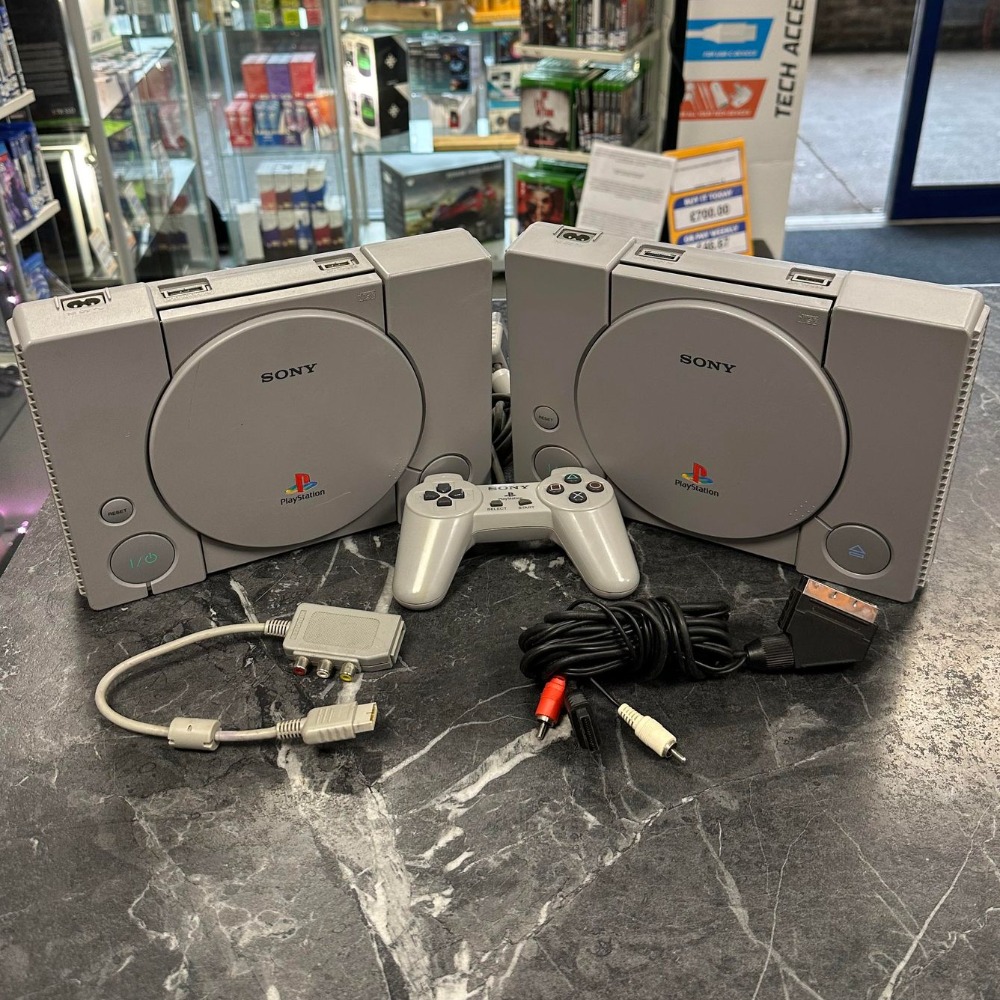 Pre-owned X2 Sony Playstation 1 Consoles - SCPH-9002 Controller ...